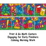 COLOR BY NUMBER CODE BACK TO SCHOOL ADDITION TO 10 MATH FACTS PRACTICE ...