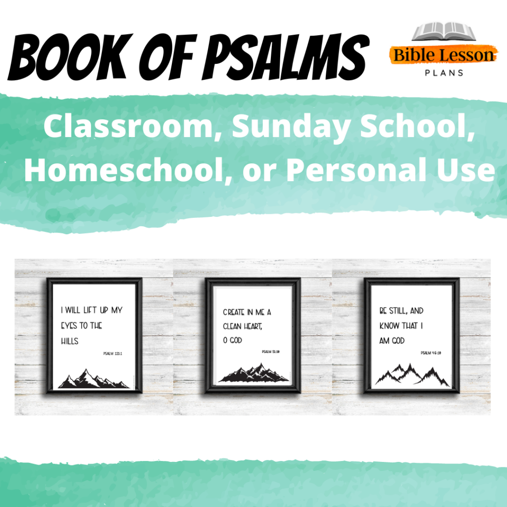 Book of Psalms Posters | Made By Teachers