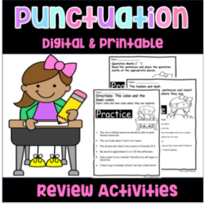 Punctuation Worksheets - Made By Teachers