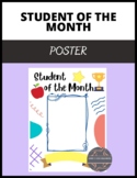 Student of the Month Poster | Made By Teachers