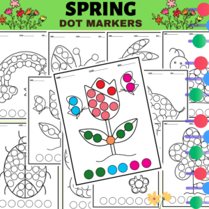 Spring Activities Bingo Daubers Dot Markers,For Speech Therapy | Made ...