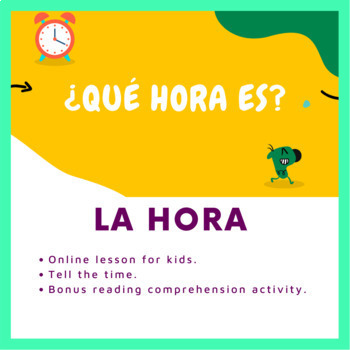 Decir la hora en español/Telling the time in Spanish - Made By Teachers