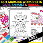 Dot Markers Theme No-Prep Printables Bingo Daubers Fine Motor Skills ...