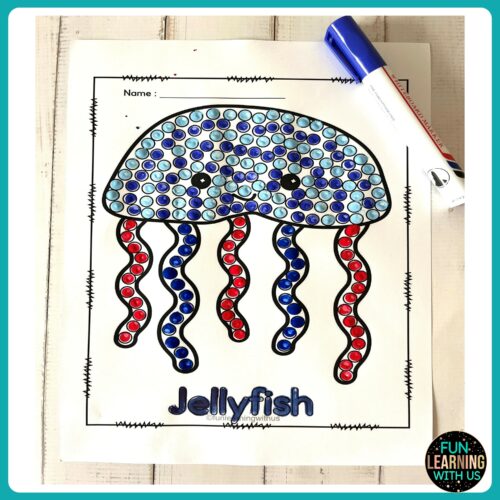 Ocean Animals Q-Tip Crafts | Fine Motor Cotton Swab Activity | Made By ...