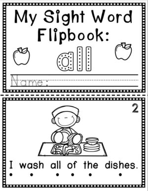 Sight Word Flip Book (Flipbook) - ALL | Made By Teachers