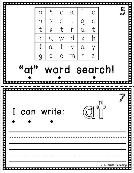 Sight Word Flip Book (Flipbook) - AT - Made By Teachers