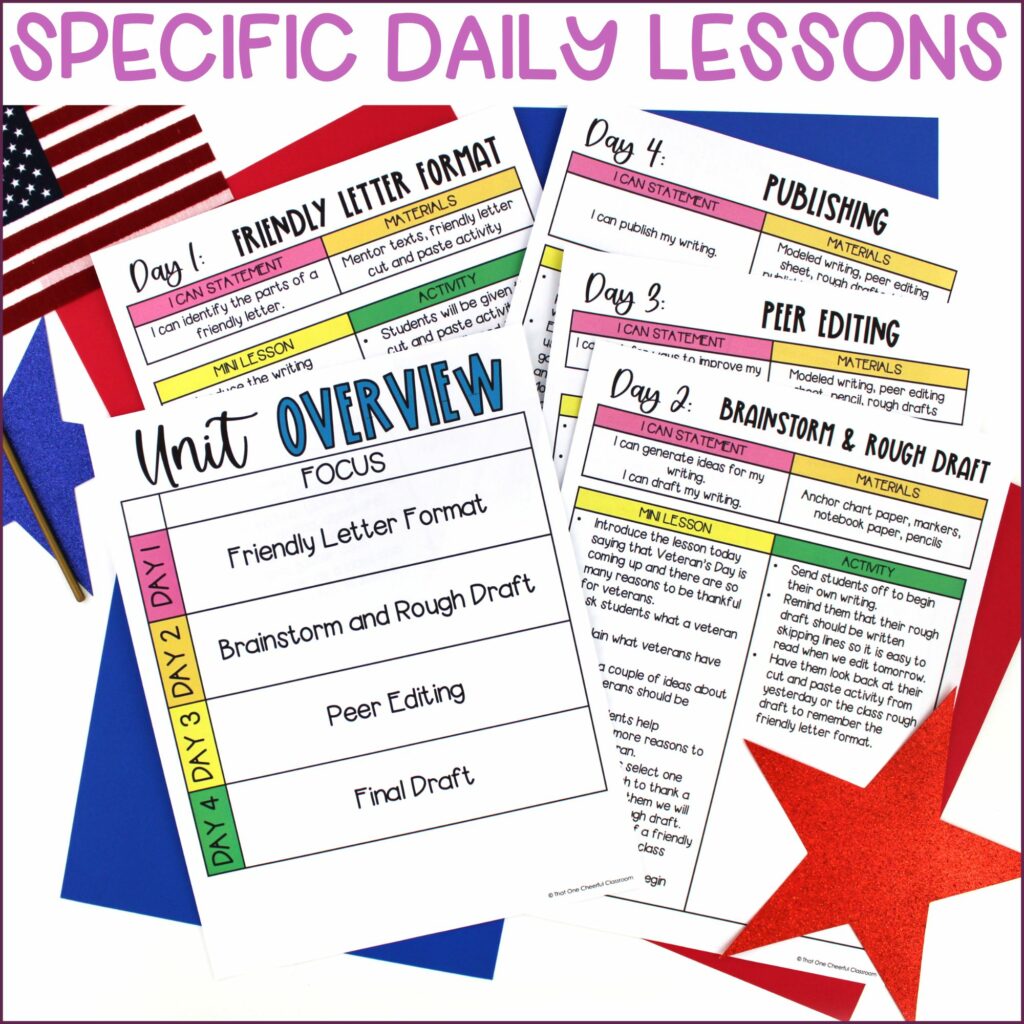Veteran's Day Friendly Letter Writing Project | Made By Teachers