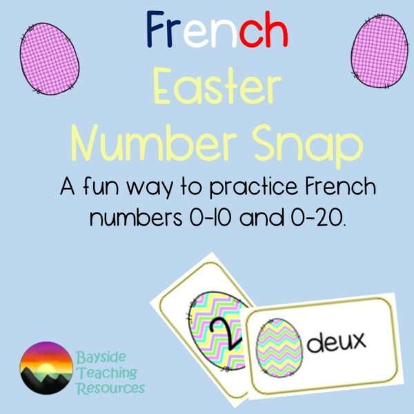 French Easter number matching game | Made By Teachers
