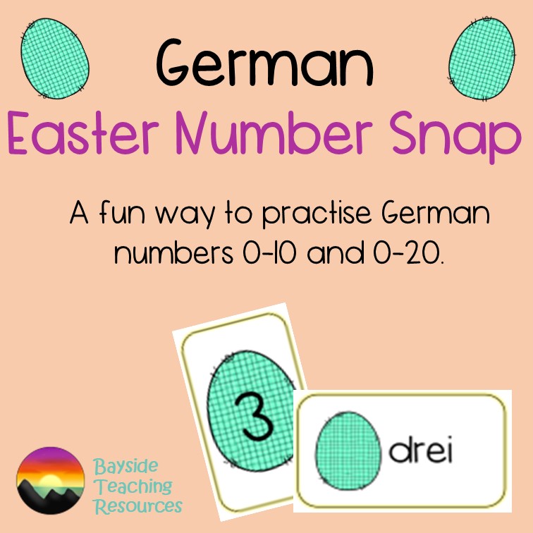 German Easter number matching game | Made By Teachers
