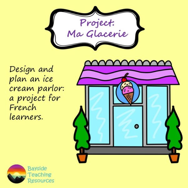 French project: design an ice cream parlor - Made By Teachers