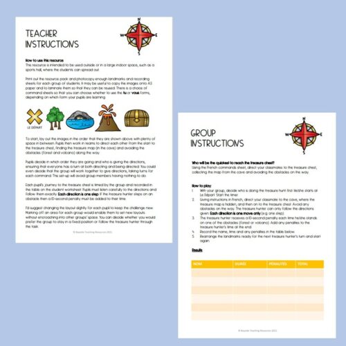 Practice French directions | Made By Teachers