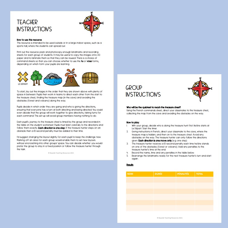 Practice French directions | Made By Teachers