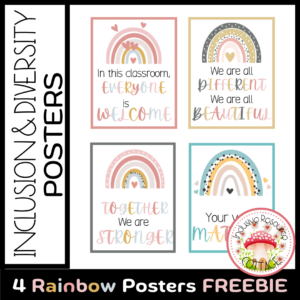 FREEBIE -Diversity & Inclusion Display Posters For The Classroom ...