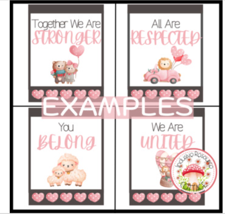 Diversity & Inclusion Display Posters For The Classroom - Animal Themed ...