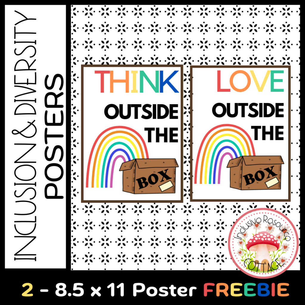 FREEBIE - Diversity & Inclusion Display Posters For The Classroom ...