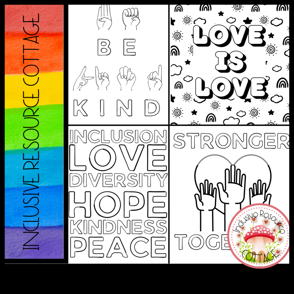 LGBTQ Coloring Pages-Diversity & Inclusion In The Classroom I Happy ...