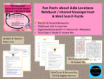 Ada Lovelace - WebQuest & Word Search Puzzle | Made By Teachers