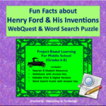 Henry Ford - WebQuest & Word Search Puzzle - Made By Teachers