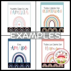 Diversity & Inclusion Display Posters - Beautiful Rainbows I SPANISH ...