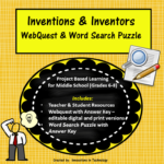 Inventors & Inventions - WebQuest & Word Search Puzzle - Made By Teachers