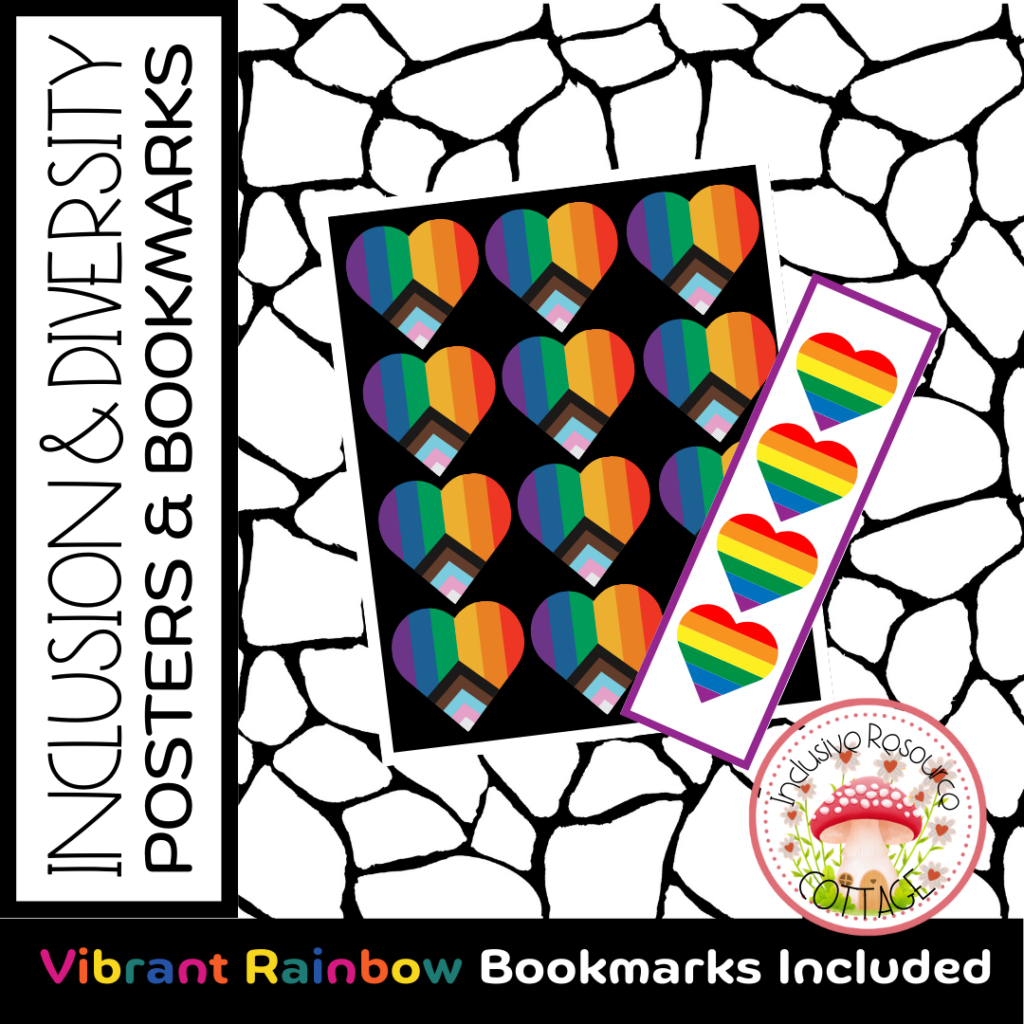 Diversity & Inclusion Display Posters For The Classroom + Bookmarks ...