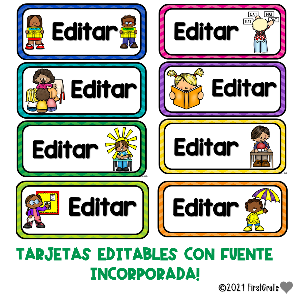 Horario de clase EDITABLE - Made By Teachers