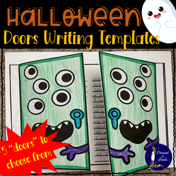 Halloween Doors Writing Templates - Made By Teachers
