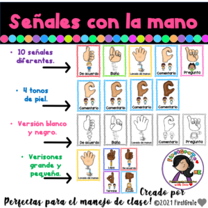 Señales con la mano | Made By Teachers