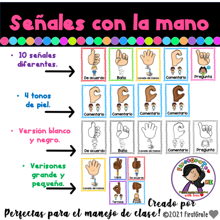 Señales con la mano | Made By Teachers