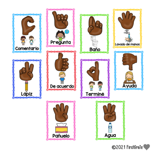 Señales con la mano - Made By Teachers