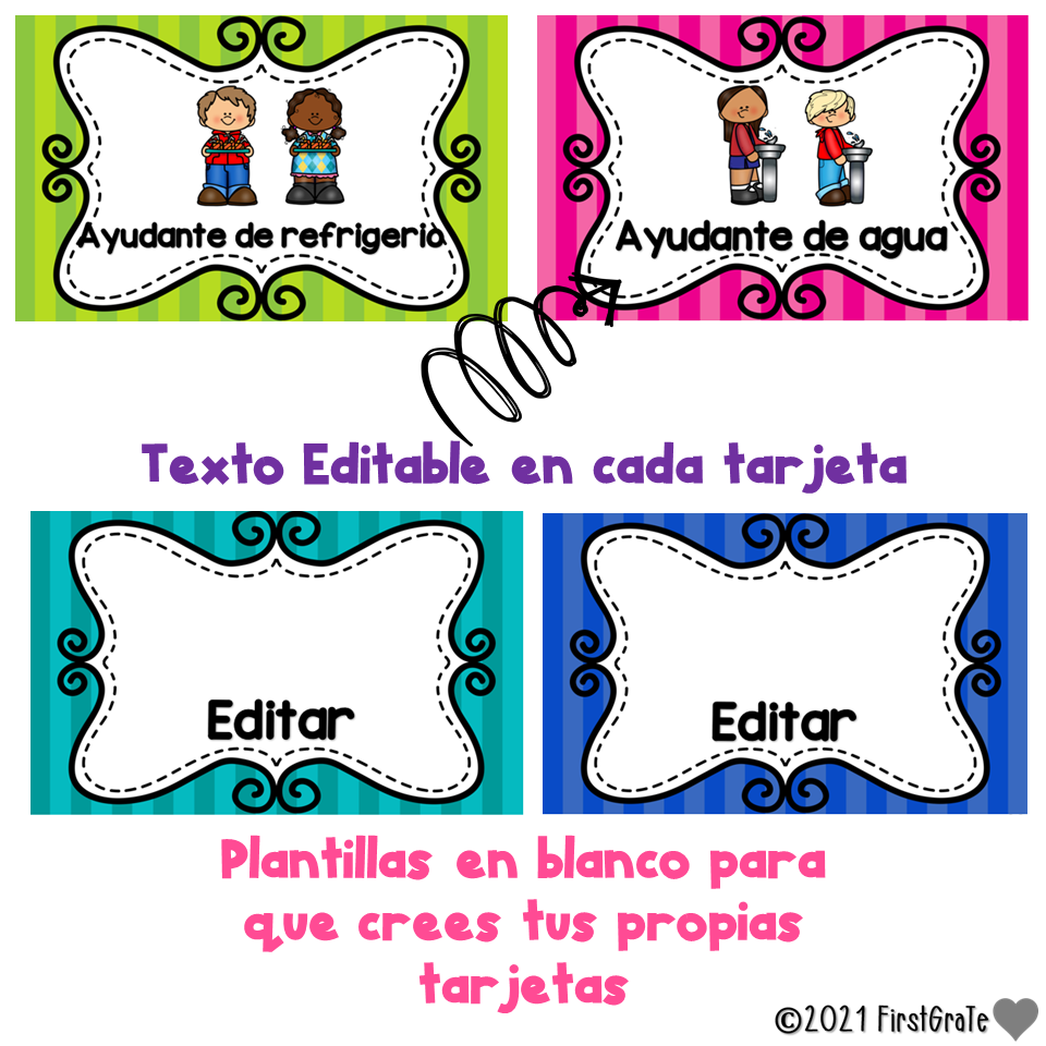 Trabajos de clase EDITABLE | Made By Teachers