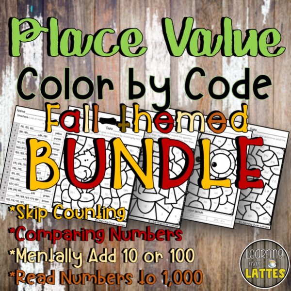 Place Value Color by Code BUNDLE | Made By Teachers