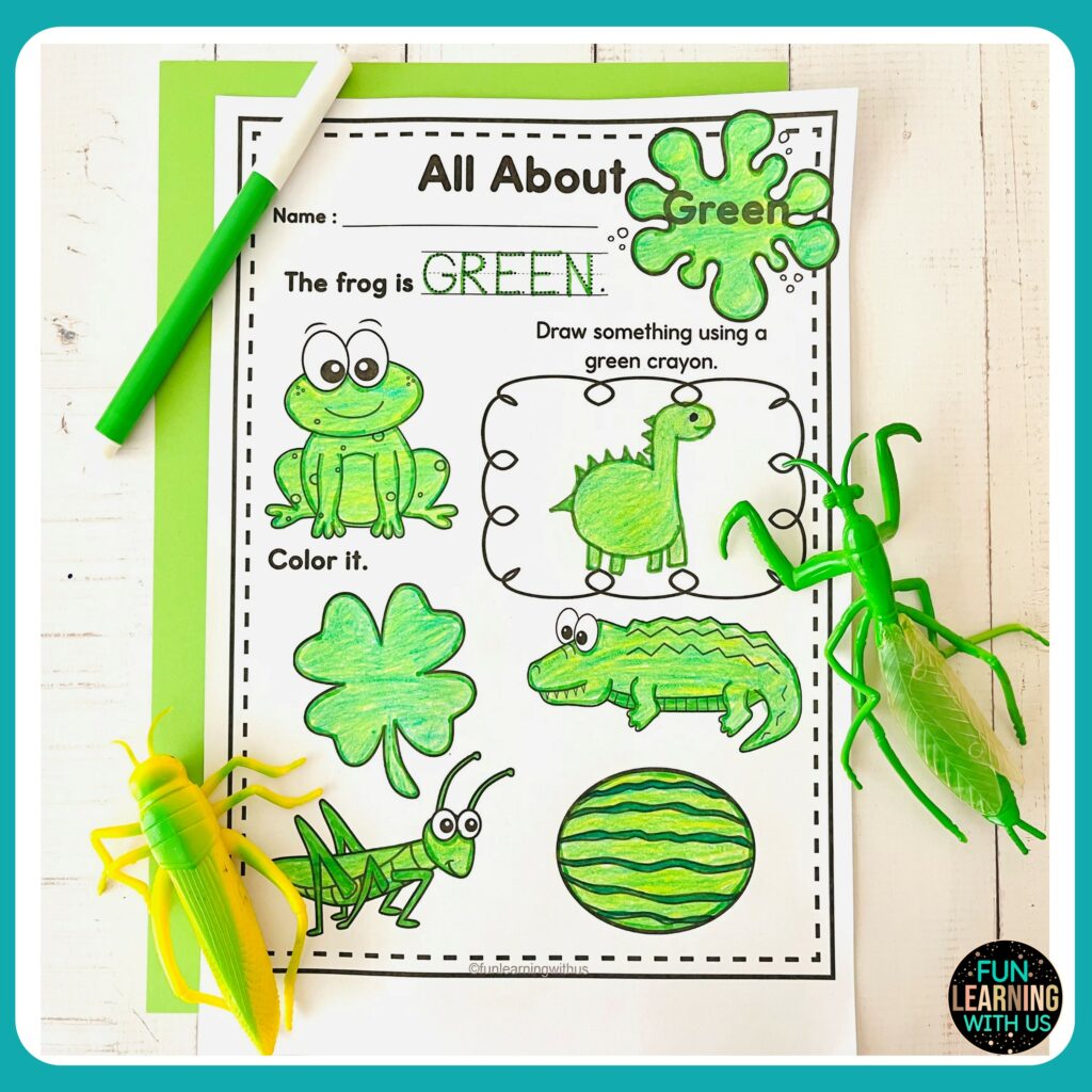 All About Colors worksheets | Color Learning Activities | Made By Teachers