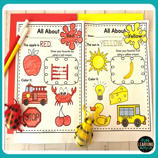 All About Colors worksheets | Color Learning Activities - Made By Teachers