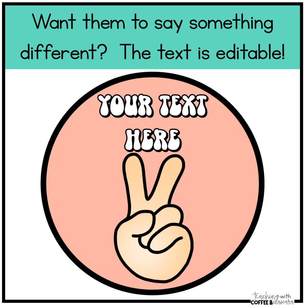 Hand Signal Posters for Classroom Management | Retro Bright | Made By ...