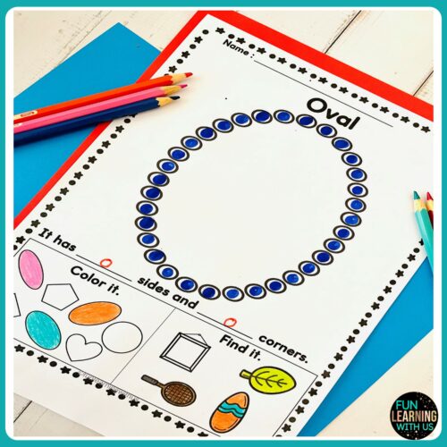 2D Shapes Intervention Q-Tip Crafts | Shapes Recognition Activity ...