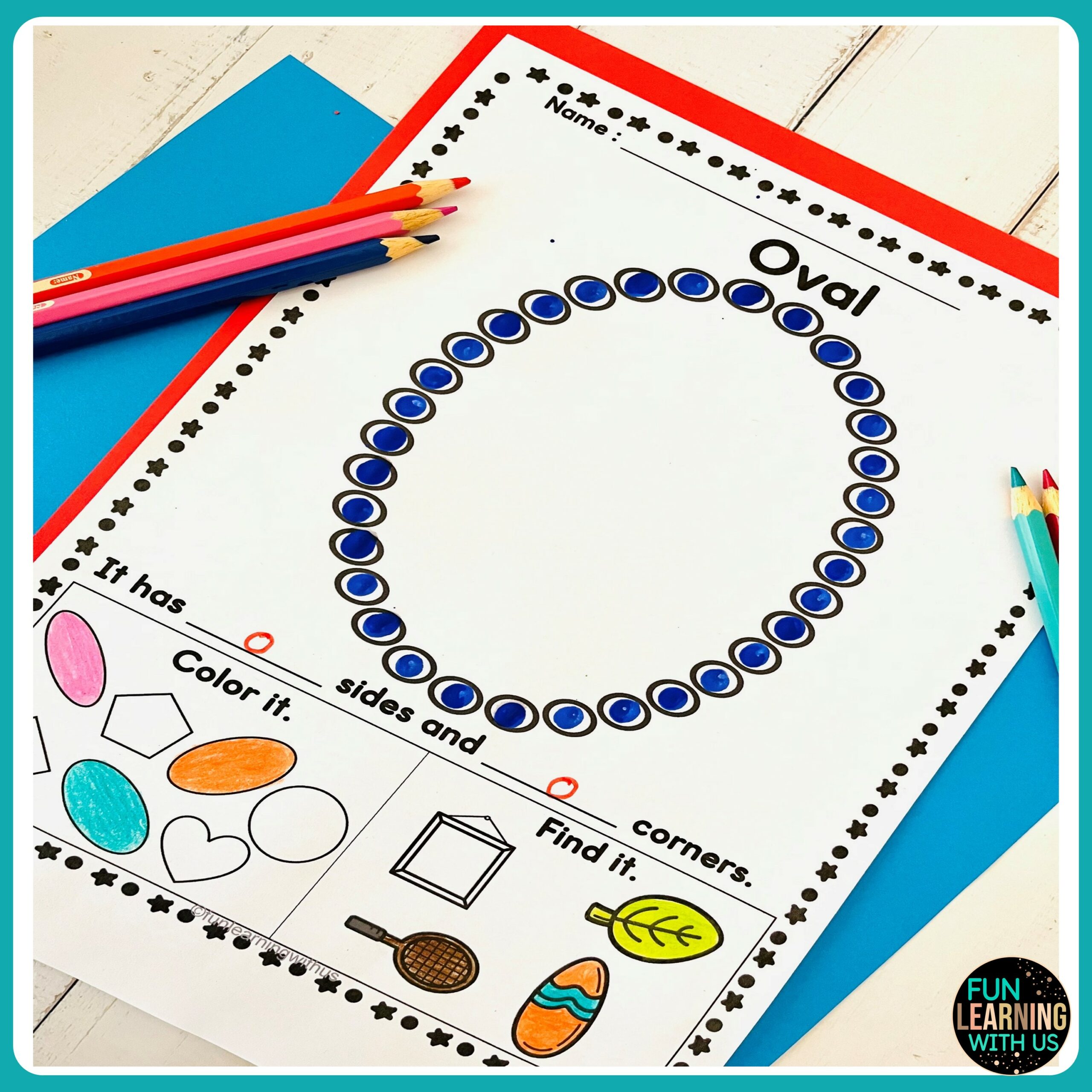 2D Shapes Intervention Q-Tip Crafts | Shapes Recognition Activity ...