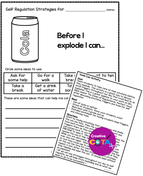 Social Emotional Learning Self Regulation Triggers and Calming ...