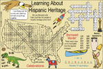 Hispanic Heritage Puzzle Set – Famous Hispanic-Americans, Spanish Words ...