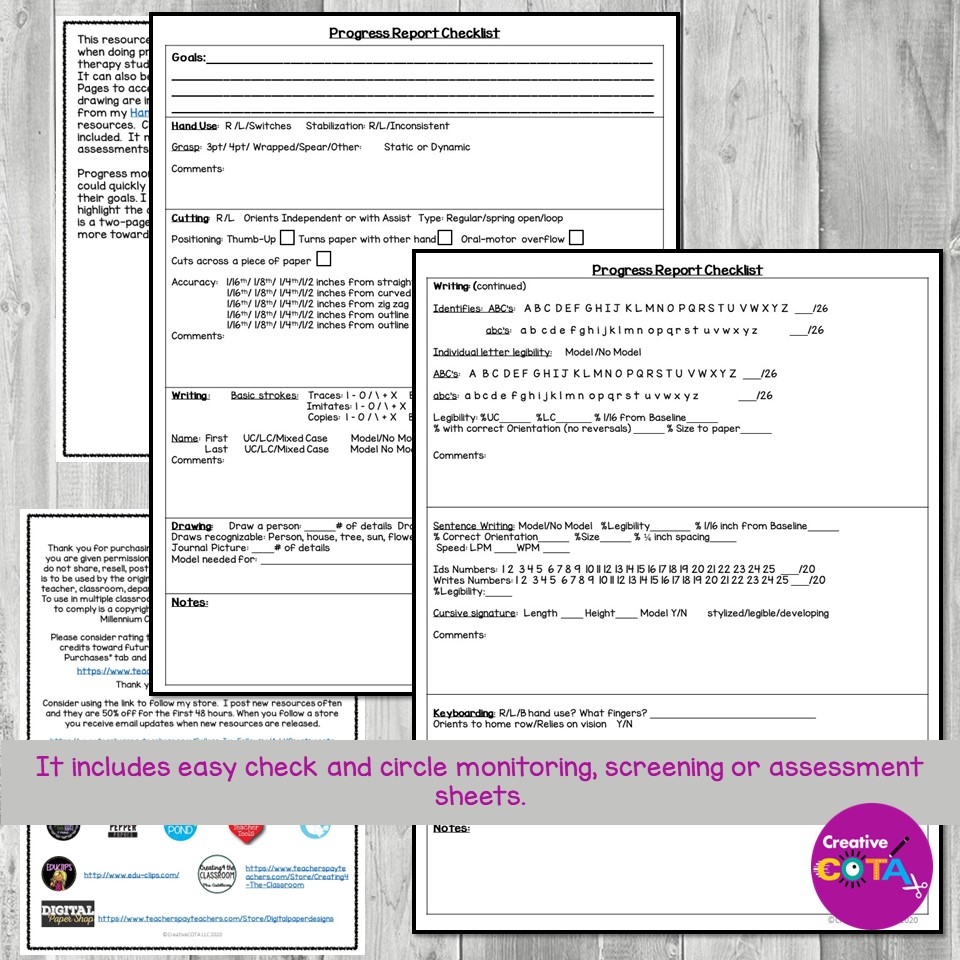 Fine Motor, Letters, Numbers and Handwriting Assessment - Made By Teachers