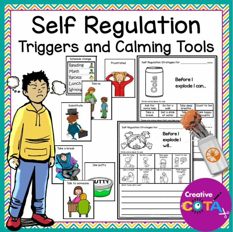 Social Emotional Learning Self Regulation Triggers and Calming ...