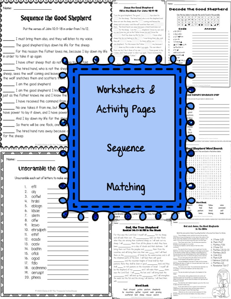 The Good Shepherd Worksheet & Activity Pack | Made By Teachers