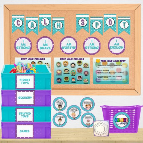 Calm Down Corner Kit with Strategies, Posters, and Visuals - Made By ...