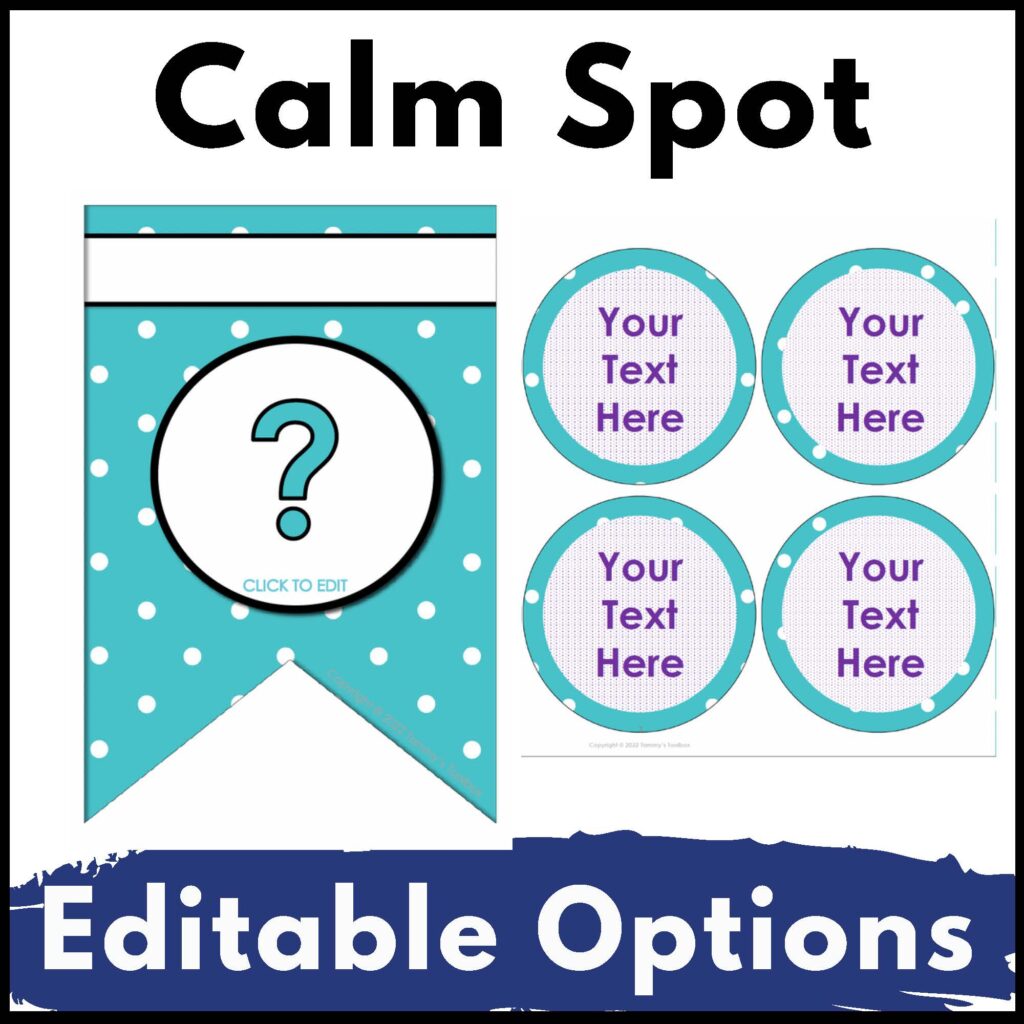 Calm Down Corner Kit with Strategies, Posters, and Visuals | Made By ...