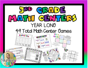 3rd Grade Math Centers Year Long Bundle | Made By Teachers