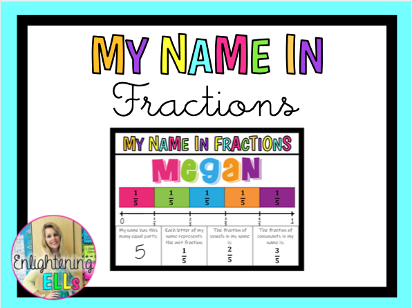 My Name in Fractions | Made By Teachers