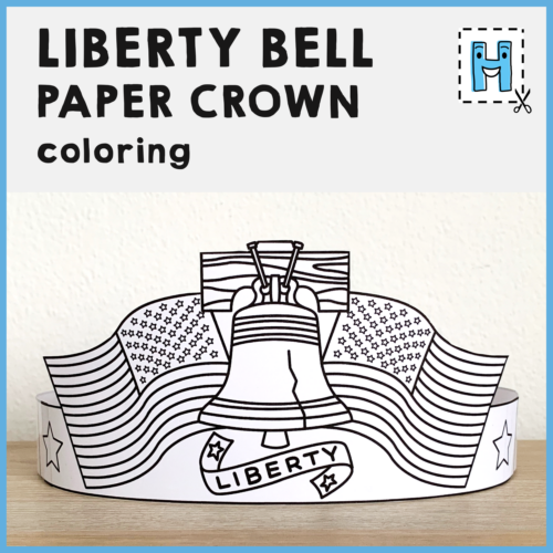 American Symbols Paper Crowns Headbands Hats Printable Coloring Craft ...