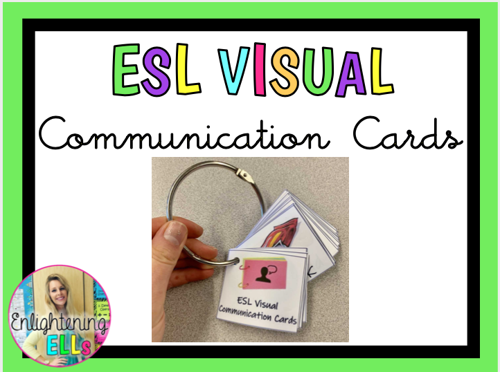 ESL Visual Communication Cards | Made By Teachers