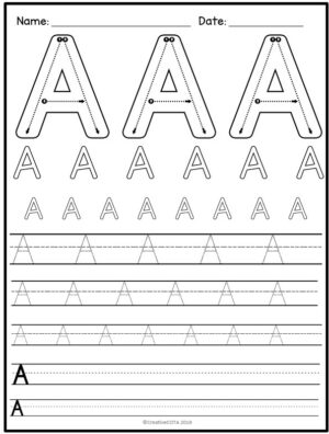 Freebie Lowercase Letter Formation Writing Practice Worksheets - Made ...