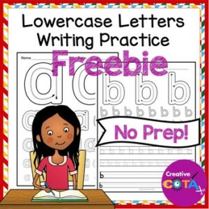 Freebie Lowercase Letter Formation Writing Practice Worksheets - Made ...